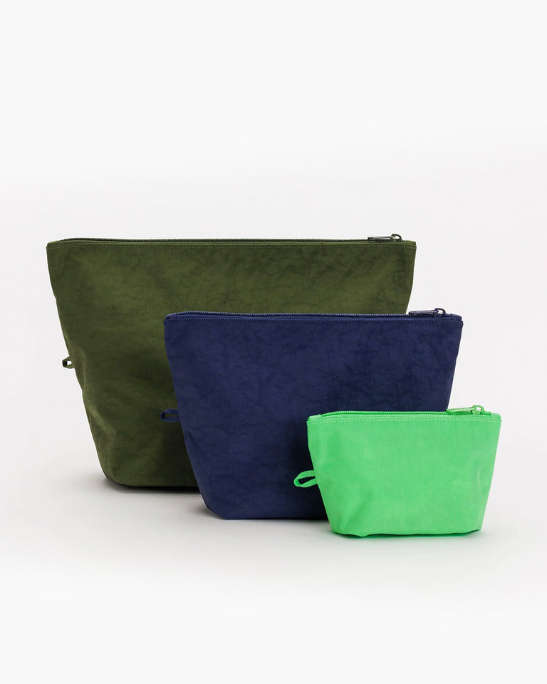 Baggu Go Pouch Set: A Versatile, Light, Sustainable Travel Solution ...