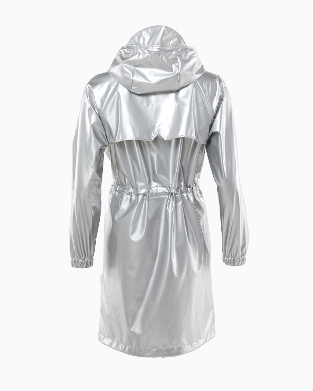 RAINS Long W Jacket - Silver – BrandsWalk
